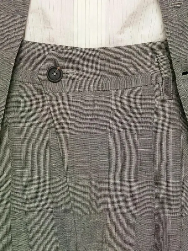 ZIGGY CHEN Check-pattern Trousers