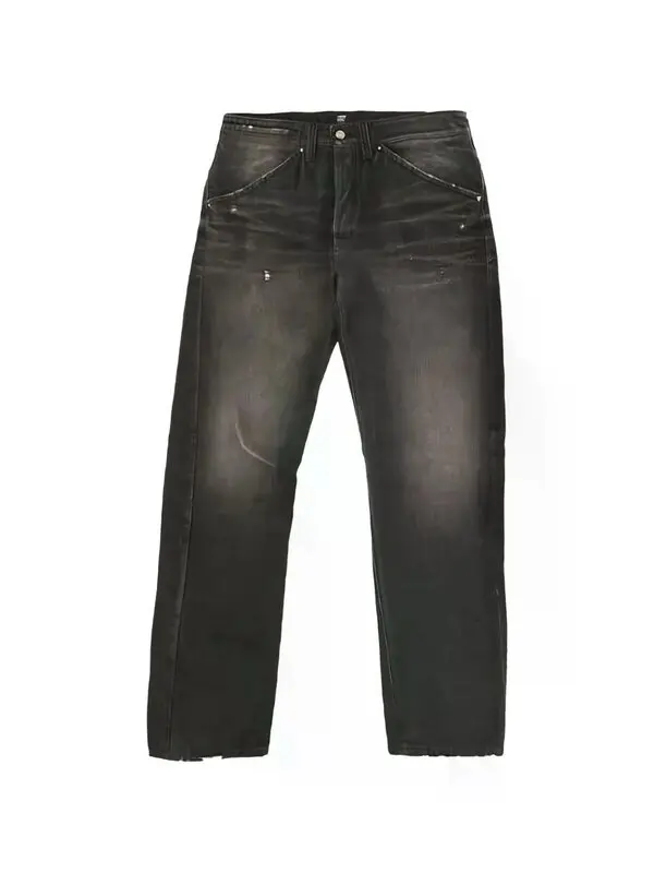 HTC LOS ANGELES Twisted Faded Distressed-effect Jeans