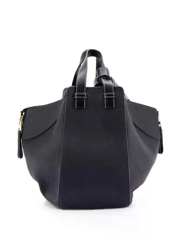 Loewe Hammock Bag Leather Small Shoulder Bag - Black