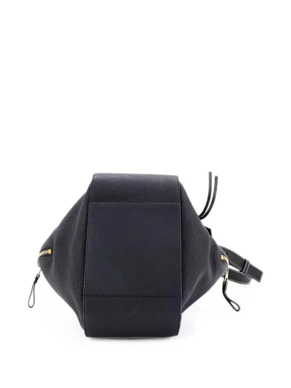 Loewe Hammock Bag Leather Small Shoulder Bag - Black