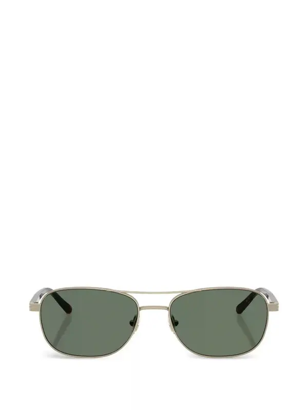 Brooks Brothers Aviator Sunglasses - Gold