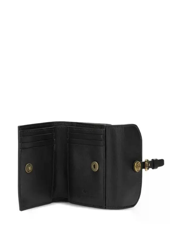Etro Small Pony Buckle-detail Leather Wallet