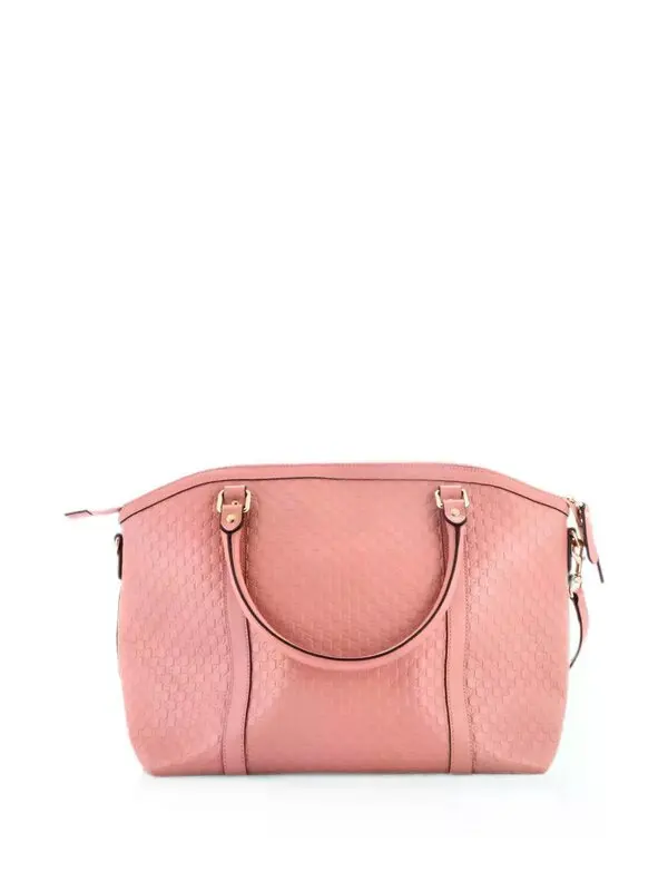 Gucci Britt Convertible Dome Microguccissima Leather Medium Satchel