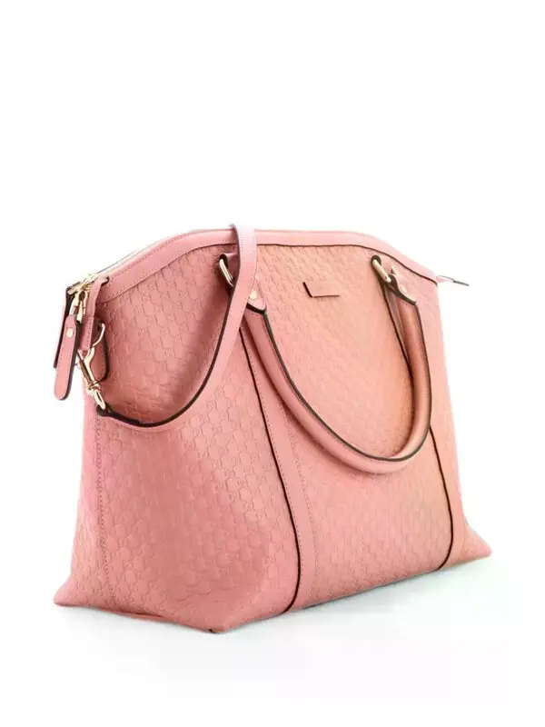 Gucci Britt Convertible Dome Microguccissima Leather Medium Satchel