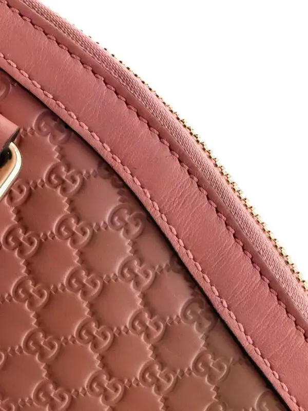 Gucci Britt Convertible Dome Microguccissima Leather Medium Satchel