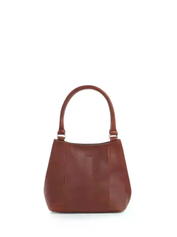OSPREY Logo-embossed Leather Shoulder Bag