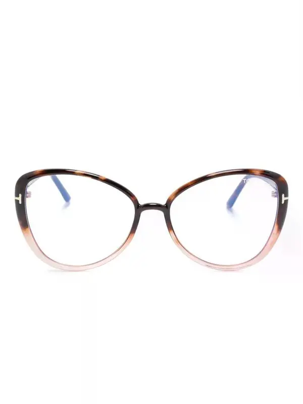 TOM FORD Two-tone Cat-eye Frame Glasses