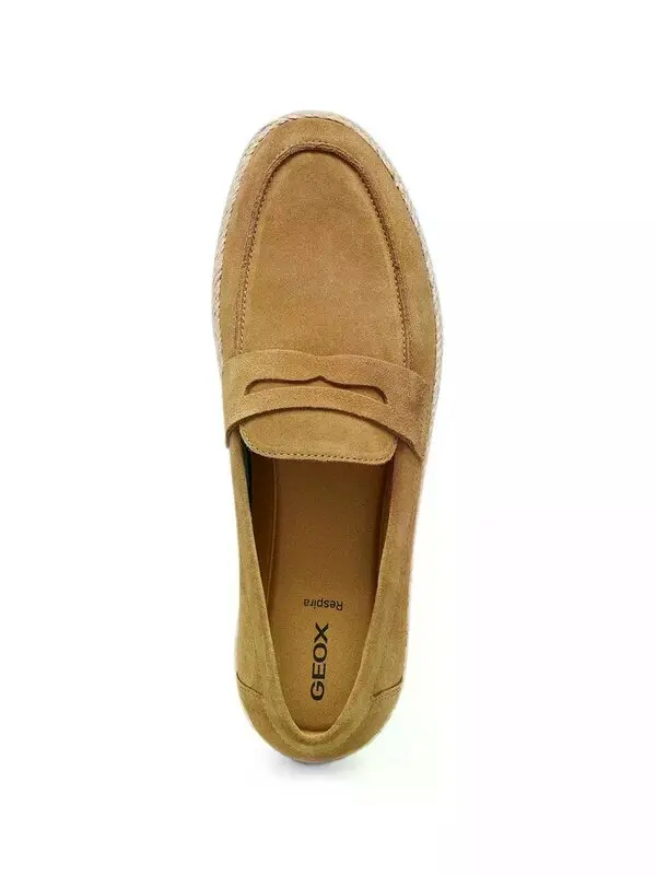 Geox Suede Espadrille Loafers