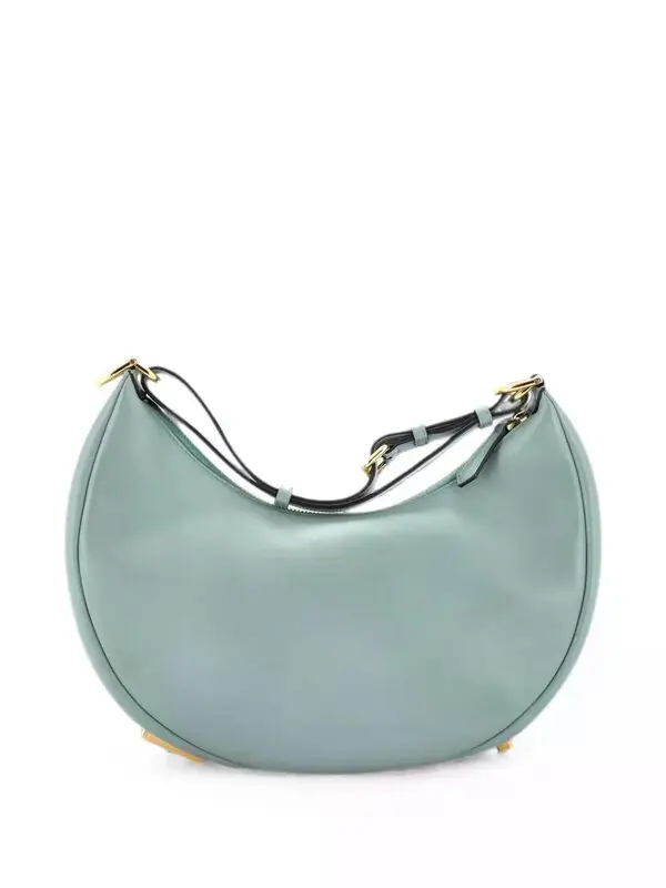 Fendi Fendigraphy Bag Leather Small Hobo Bag