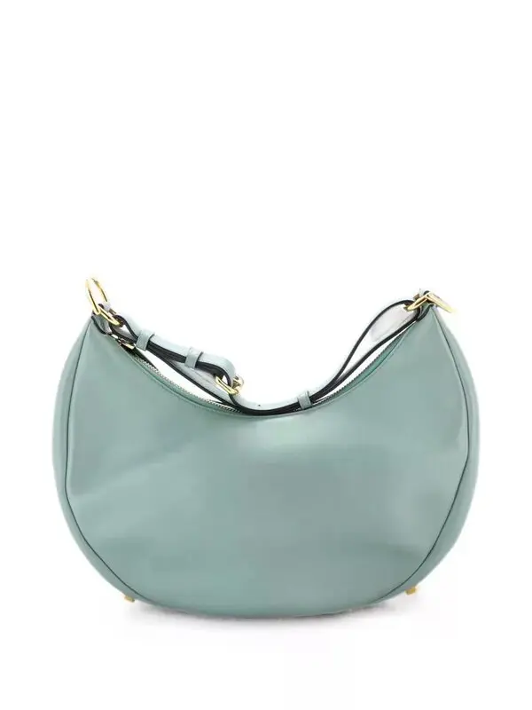 Fendi Fendigraphy Bag Leather Small Hobo Bag