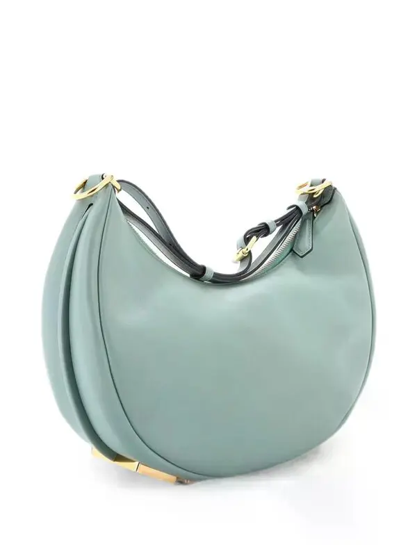 Fendi Fendigraphy Bag Leather Small Hobo Bag
