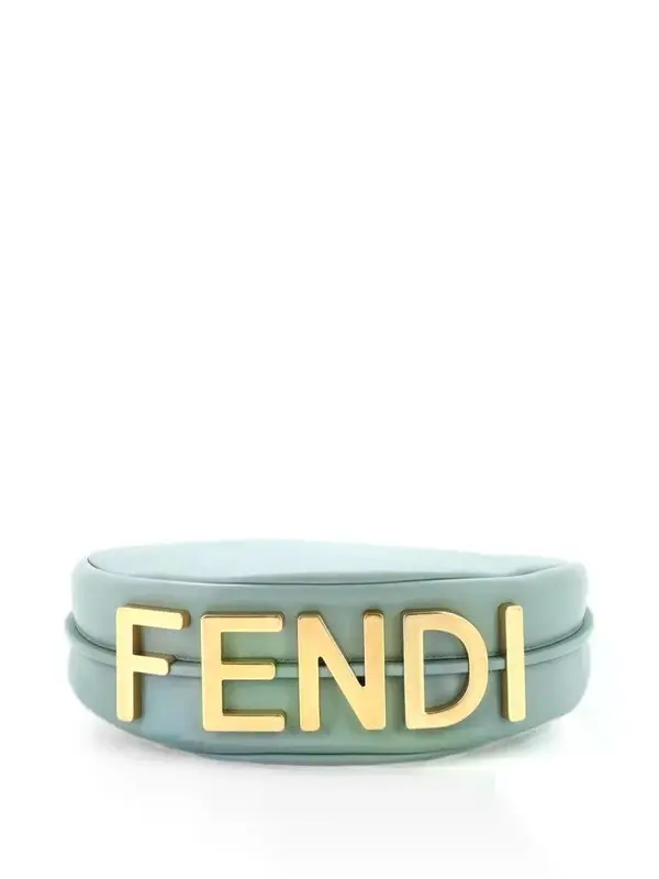Fendi Fendigraphy Bag Leather Small Hobo Bag