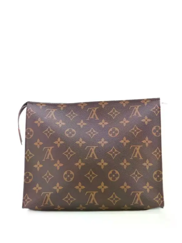 LOUIS VUITTON Toiletry Pouch Monogram Canvas 26 Clutch Bag