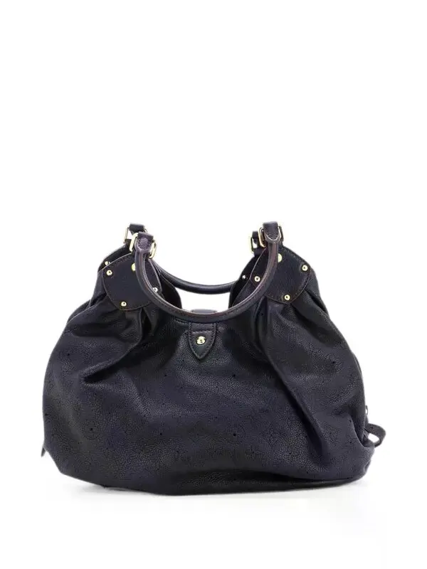 LOUIS VUITTON L Mahina Leather Hobo Bag