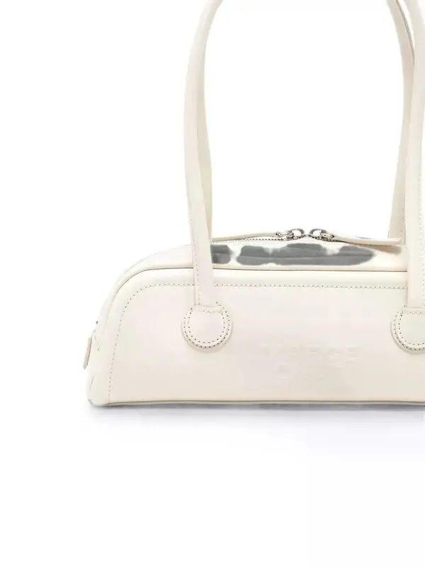 MARGESHERWOOD Embossed-logo Leather Tote Bag