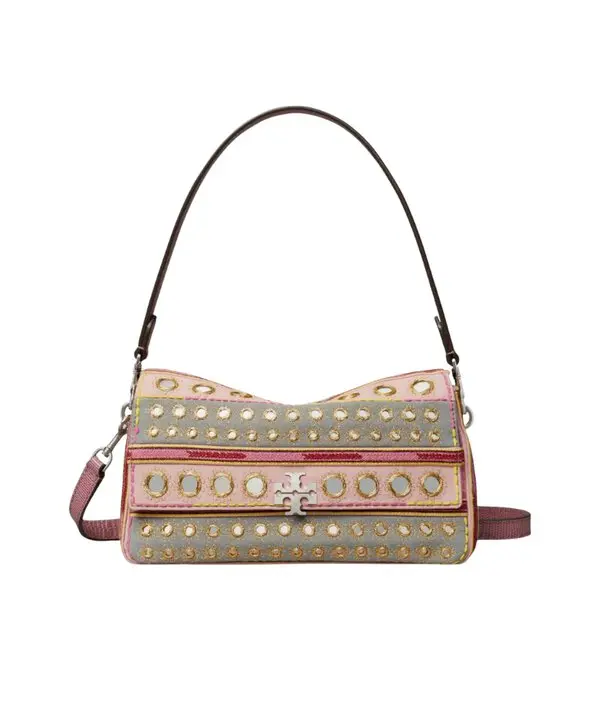 Tory Burch Embellished Shoulder Bag - Pink