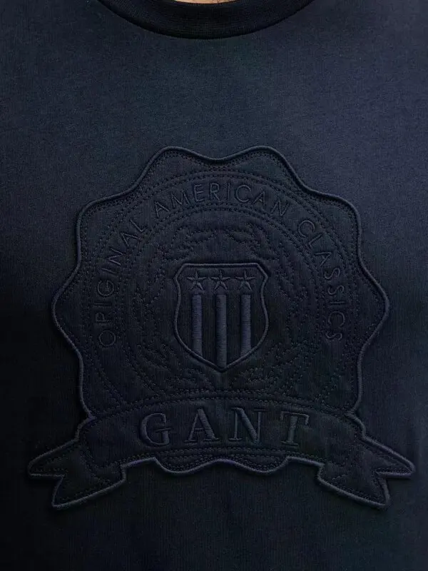 Gant Embroidered-logo Long-sleeve T-shirt