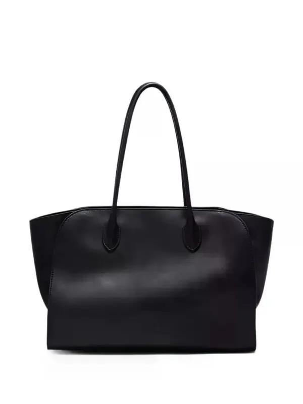 THE ROW Marlo Leather Tote Bag - Black