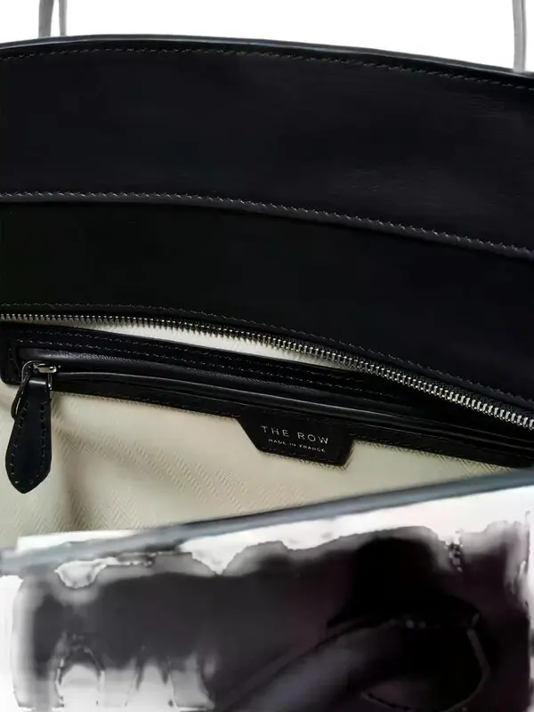 THE ROW Marlo Leather Tote Bag - Black