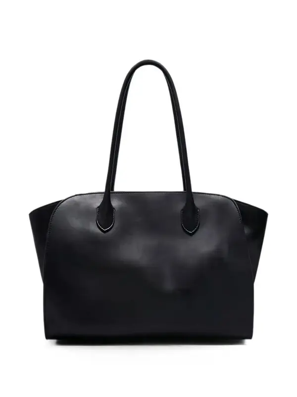 THE ROW Marlo Leather Tote Bag - Black