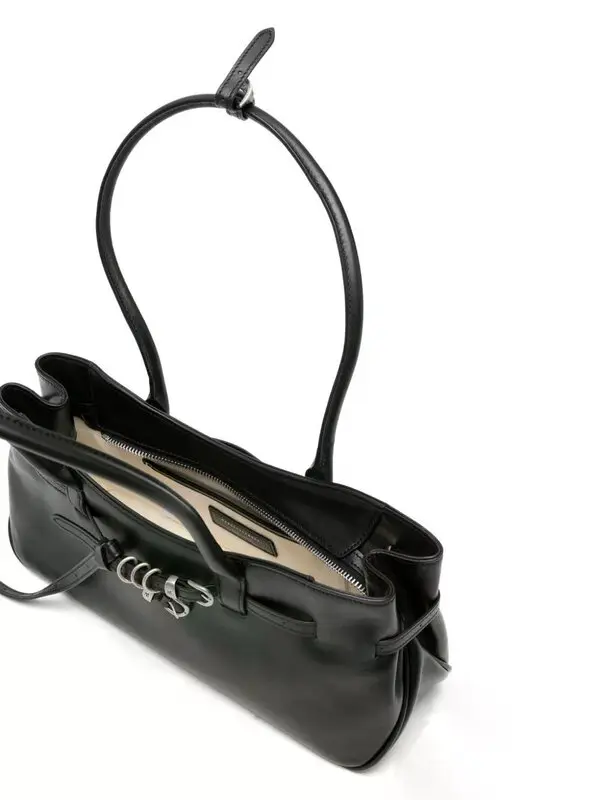 MARGESHERWOOD Buckled Leather Shoulder Bag