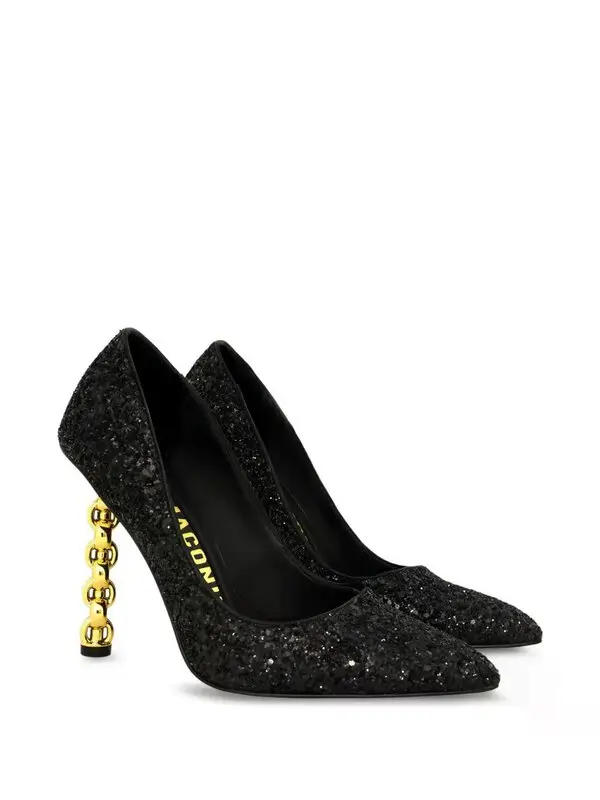 KAT MACONIE Lydia Chain-heel Pumps - Black