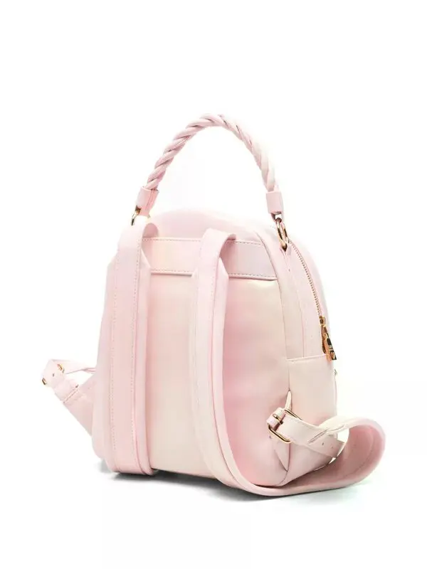 Moschino Logo-plaque Heart-patch Backpack