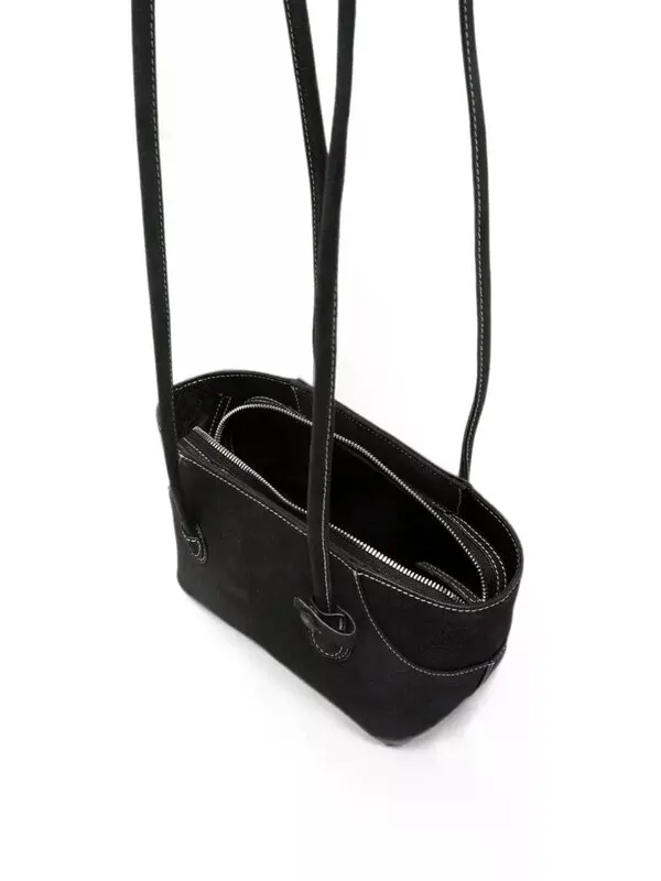 MARGESHERWOOD Small Boat Leather Shoulder Bag