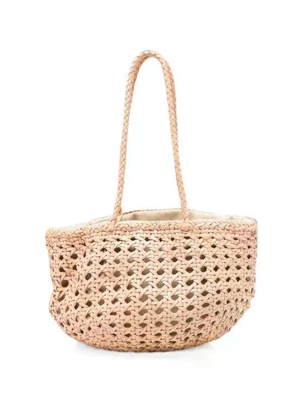 Dragon Woven-design Shoulder Bag