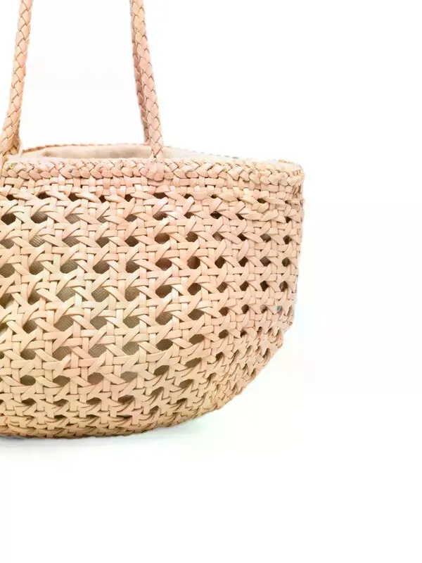 Dragon Woven-design Shoulder Bag