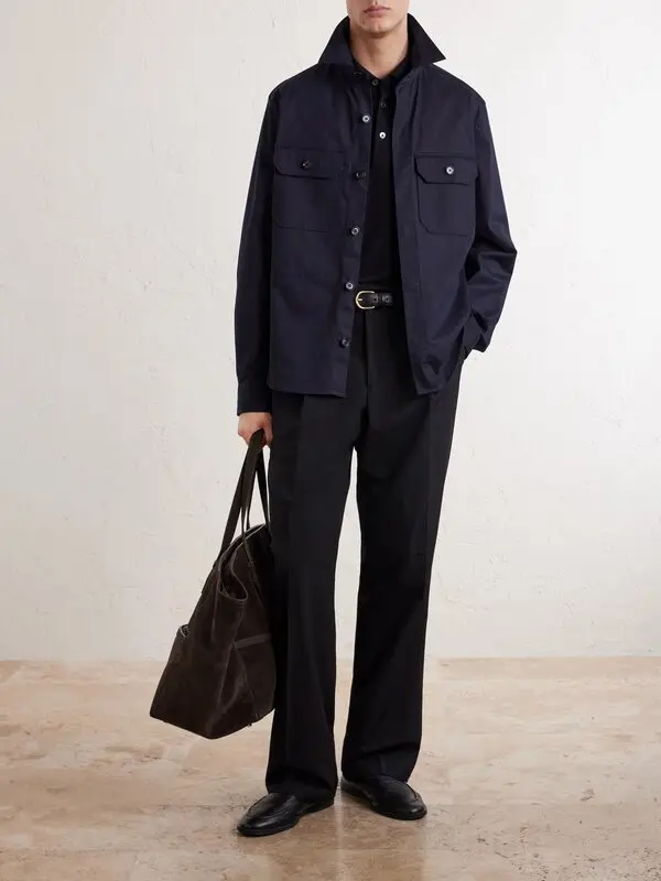 Zegna Cotton-blend Overshirt