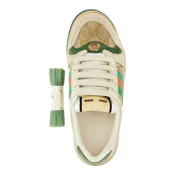 Gucci Screener Sneakers With Web Detail