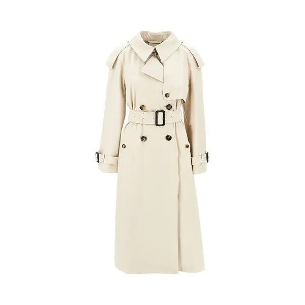 Burberry Fitzrovia Gabardine Trench Coat - Beige