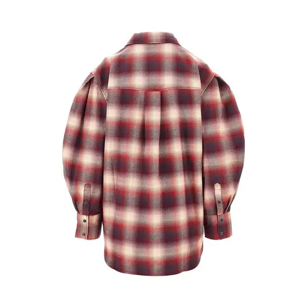 GANNI Cotton Flannel Shirt