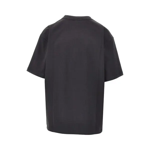 GANNI Organic Cotton Tiger Print T-shirt With Beaded Embellishments - Black