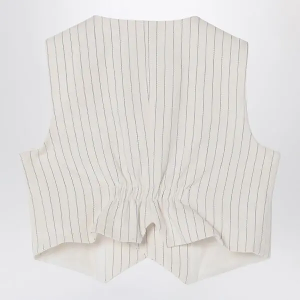 IL GUFO Double-breasted Pinstripe Vest