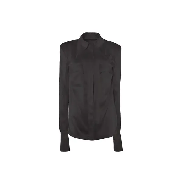 VESTIAIRE D'UN OISEAU LIBRE Silk Shirt - Black