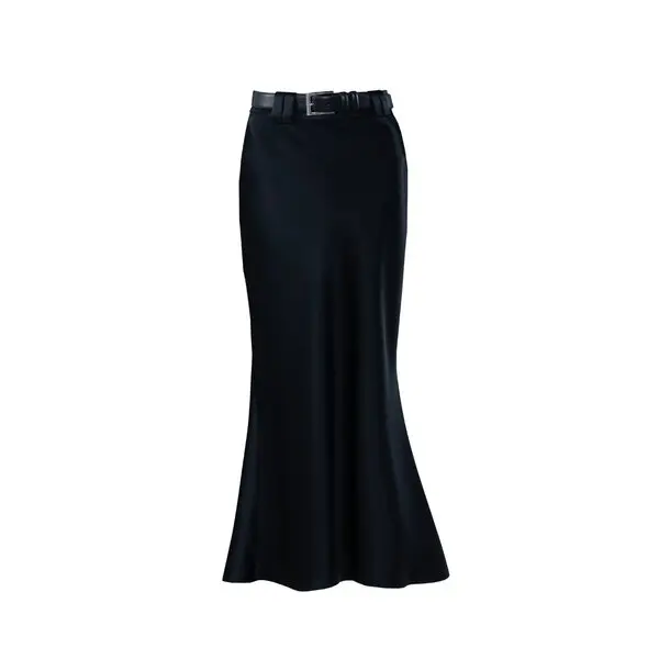 VESTIAIRE D'UN OISEAU LIBRE Bias-cut Midi Skirt