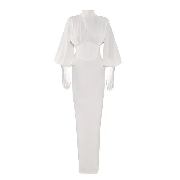 VESTIAIRE D'UN OISEAU LIBRE Eve Gown - White