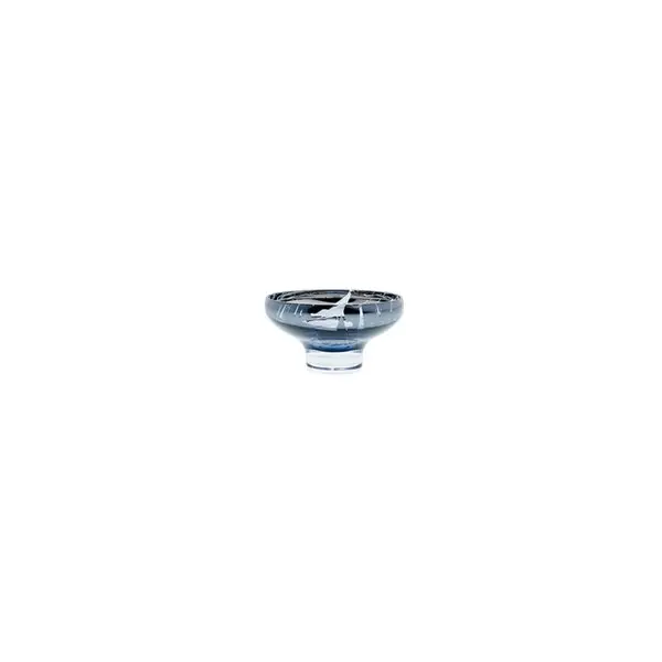 An&Angel Blue / Silver Deco Mini Splashed Navy Blue Bowl