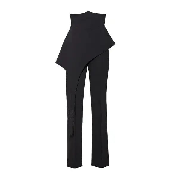 JULIA ALLERT Full-length Tailored Straight Leg Pants With Back Zipper