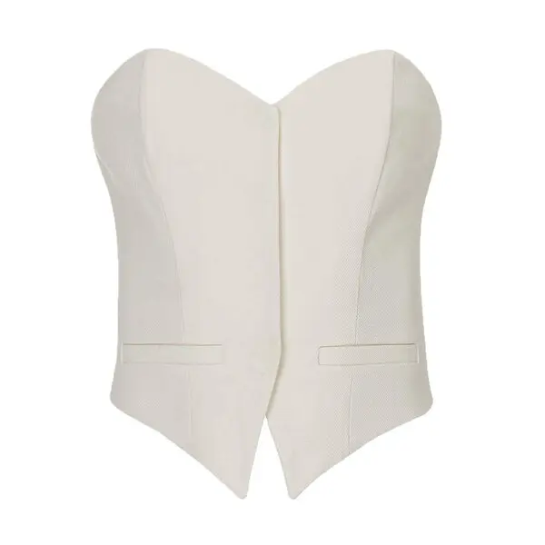 VESTIAIRE D'UN OISEAU LIBRE Denim Corset