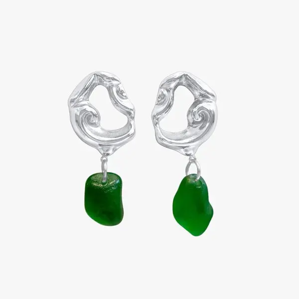 GLASSTYK Nazare Earrings Steel