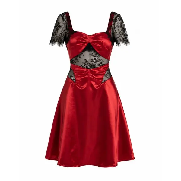 AMORTIZIA Red / Black Eternal Flame Dress