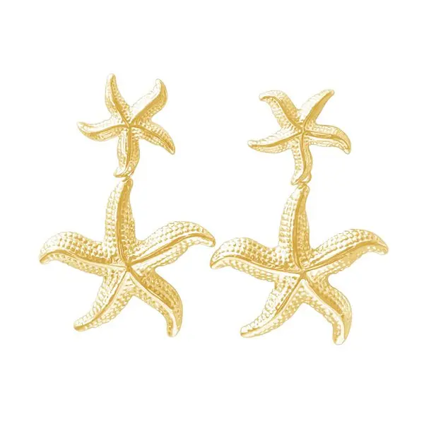 GLASSTYK Starfish Eaarings
