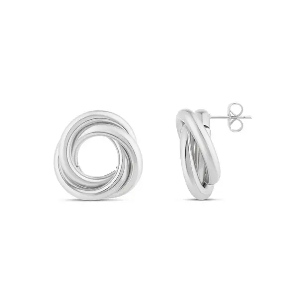SHYMI Round Twist Hoop Earrings