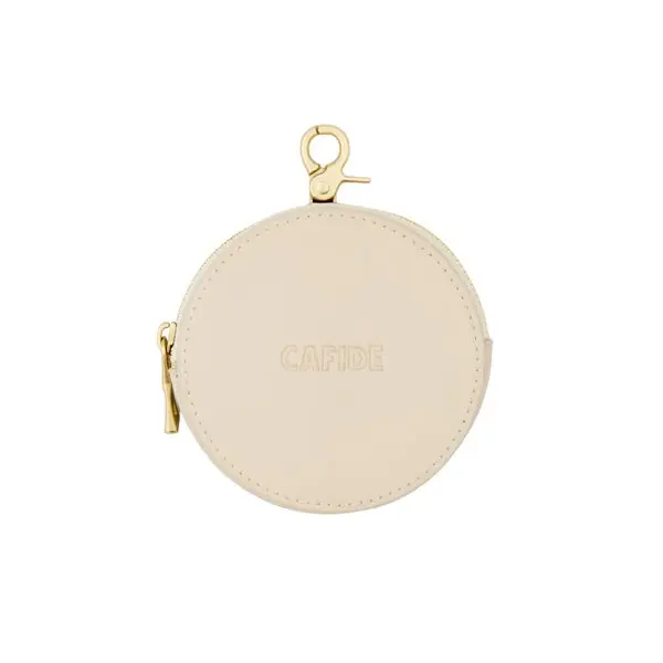 CAFIDE Neutrals Beige Vegan Leather Treat Bag, Jala