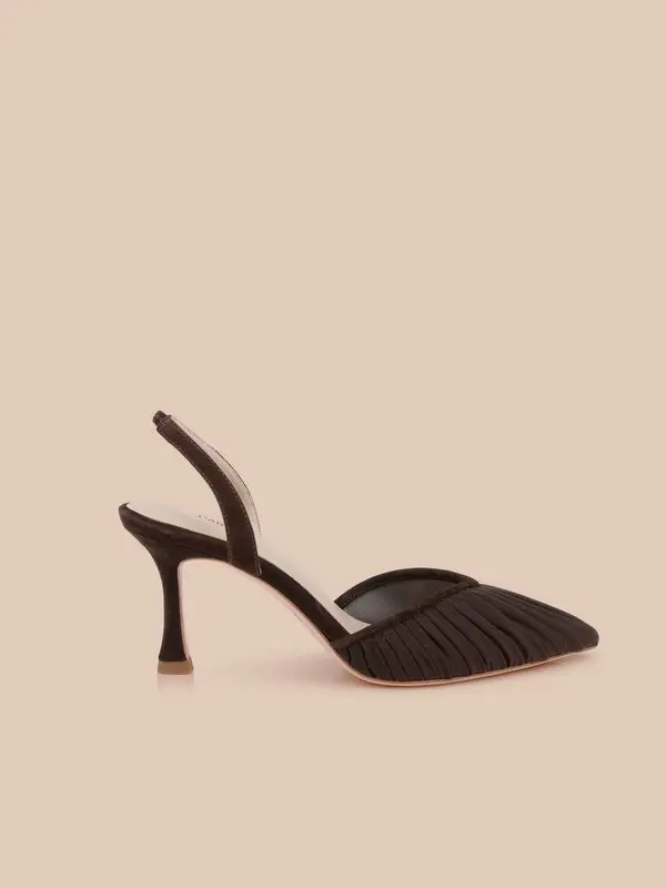 L'Agence Bowery Mesh Slingback Pump