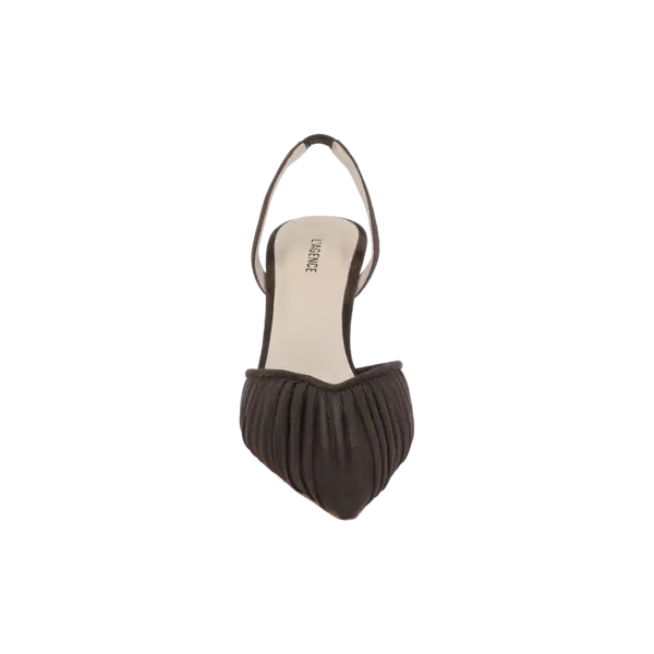 L'Agence Bowery Mesh Slingback Pump - Chocolate