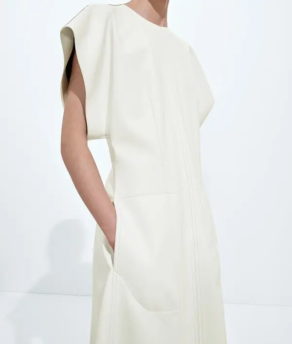 Bottega Veneta Bonded Leather Dress